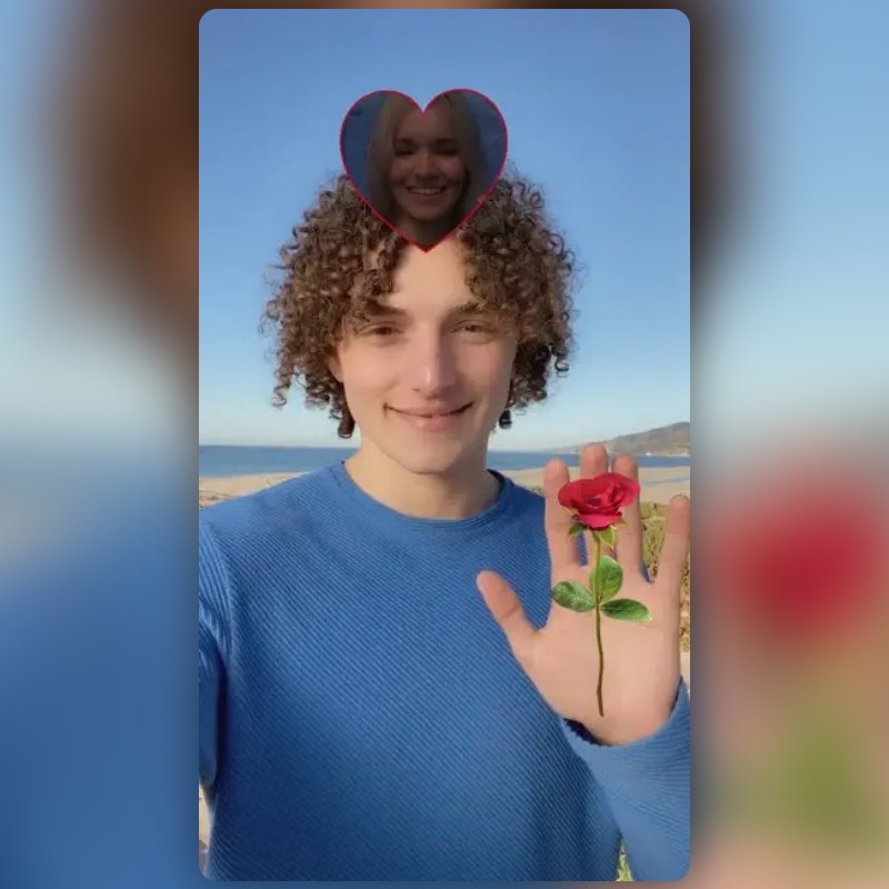 Rose of My Heart Lens by Snapchat - Snapchat Lenses and Filters