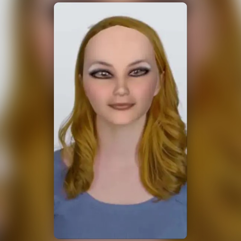 Dina2 puppet mask Lens by Odd Nova - Snapchat Lenses and Filters