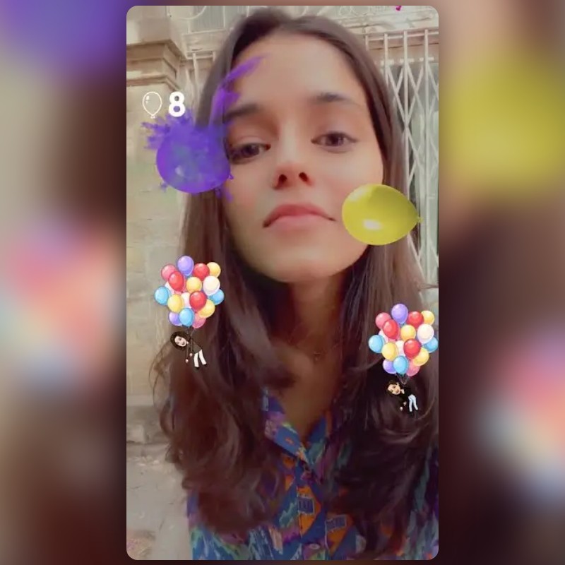 Balloons Filter by Snapchat | Snapchat Lenses