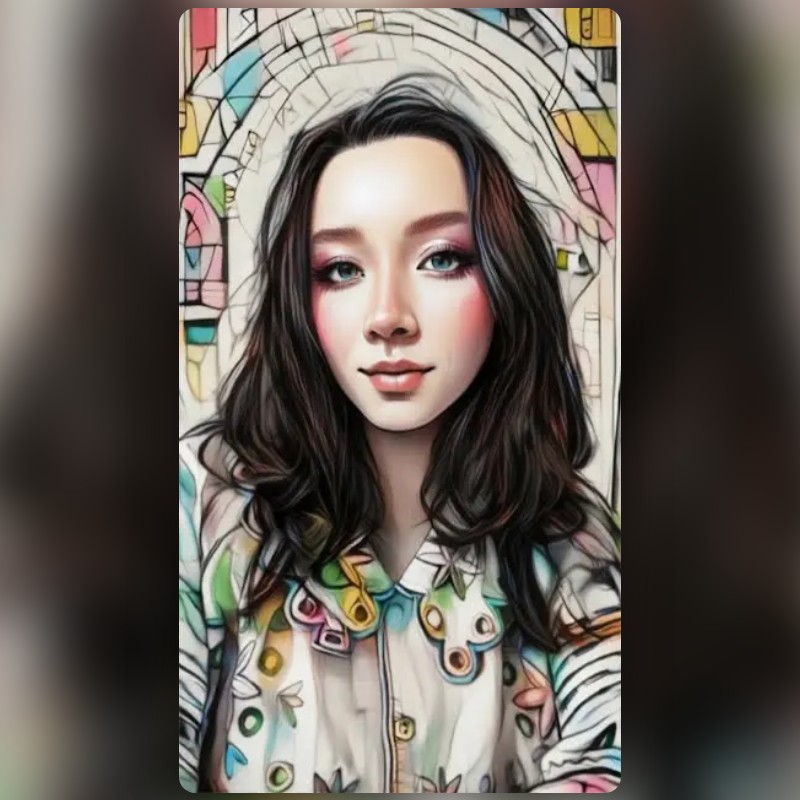 Colorful Doodles Filter by Snapchat | Snapchat Lenses