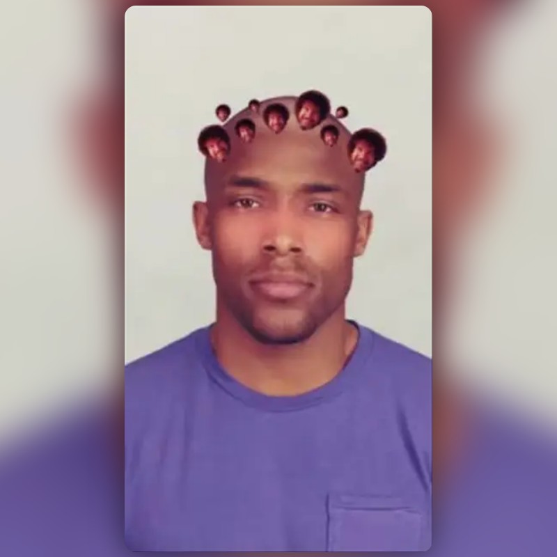 Bob Ross Crown Lens by 💕quinn💕 - Snapchat Lenses and Filters