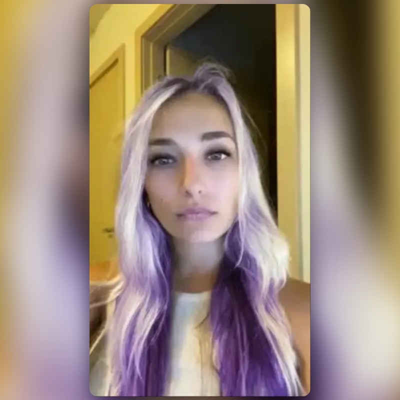 Purple Hair Filter by @renemily | Snapchat Lenses