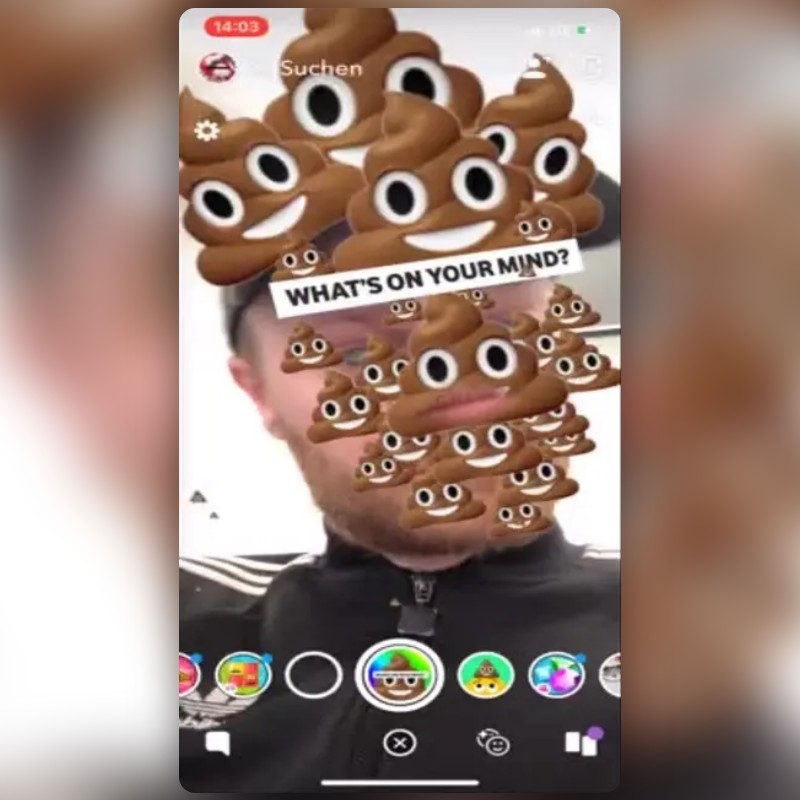 Poop Mind Lens by ghettolametto - Snapchat Lenses and Filters