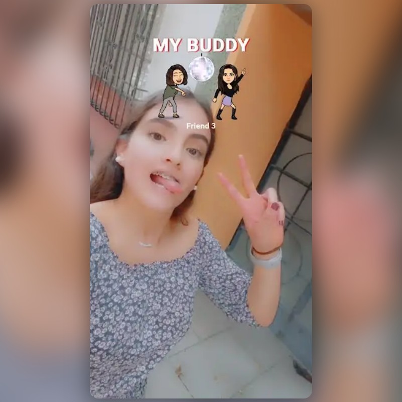 Bitmoji Buddy Filter by Snapchat | Snapchat Lenses