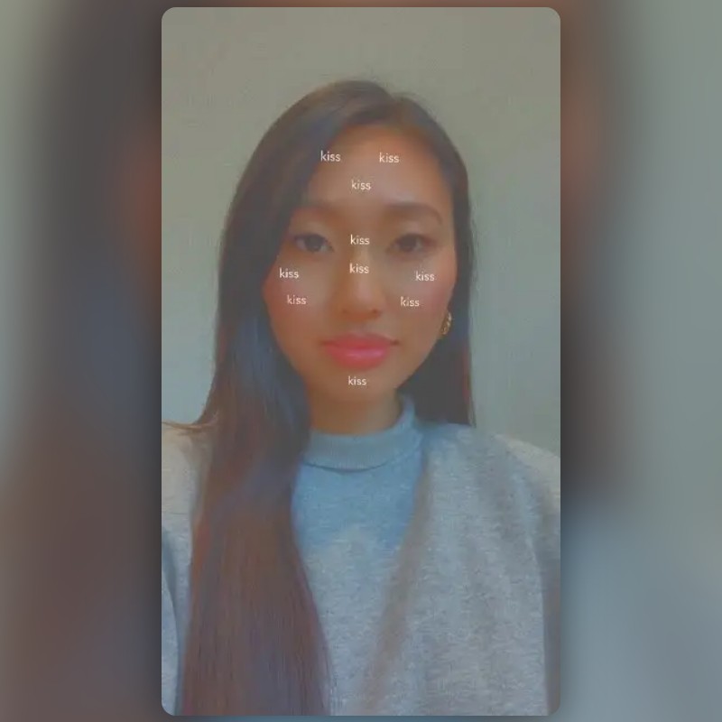 Kiss Lens by Snapchat - Snapchat Lenses and Filters