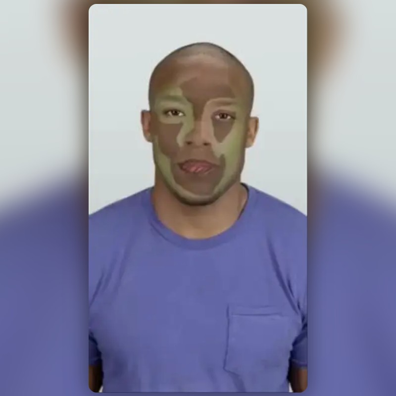 Camo Face Filter by LZZZ😉 | Snapchat Lenses