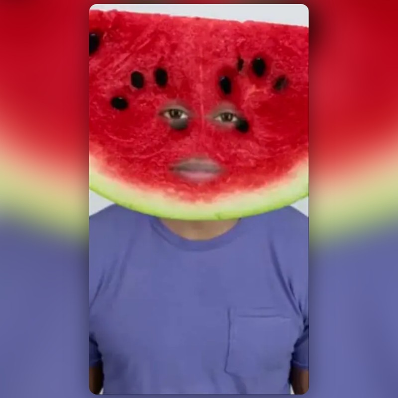Ima Watermelon Lens by ERNIE - Snapchat Lenses and Filters