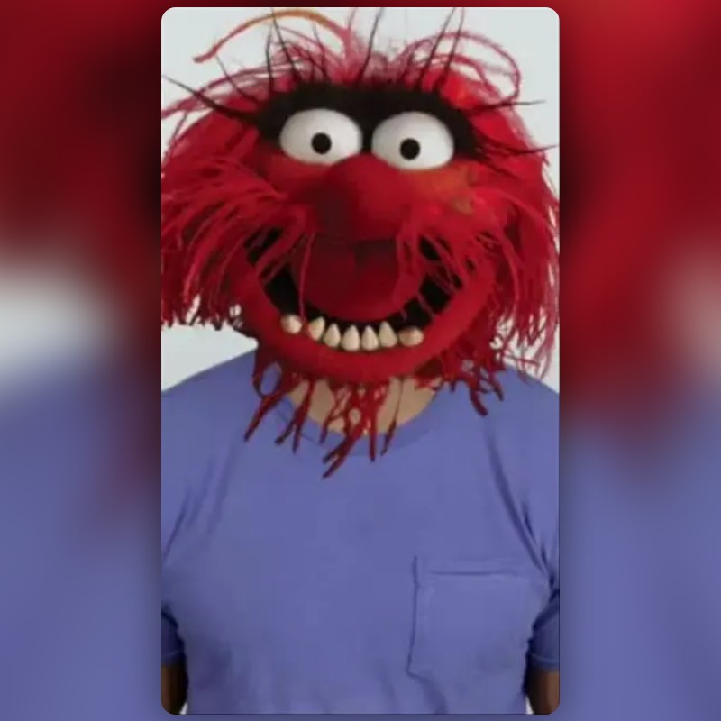 Animal Muppet Lens by parabolos - Snapchat Lenses and Filters