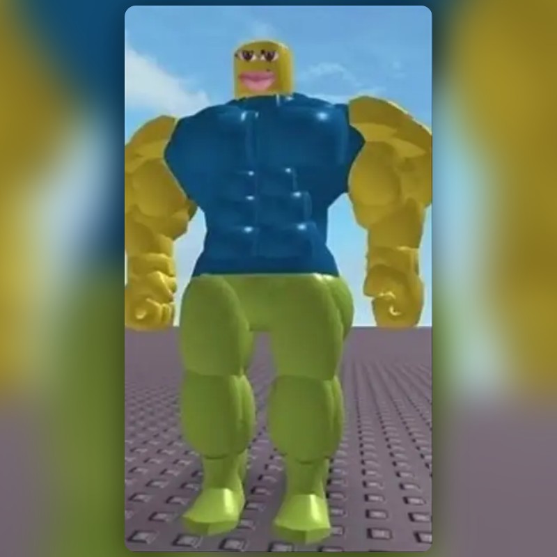 BUFF ROBLOX GUY Lens by Sky 🕷️ - Snapchat Lenses and Filters