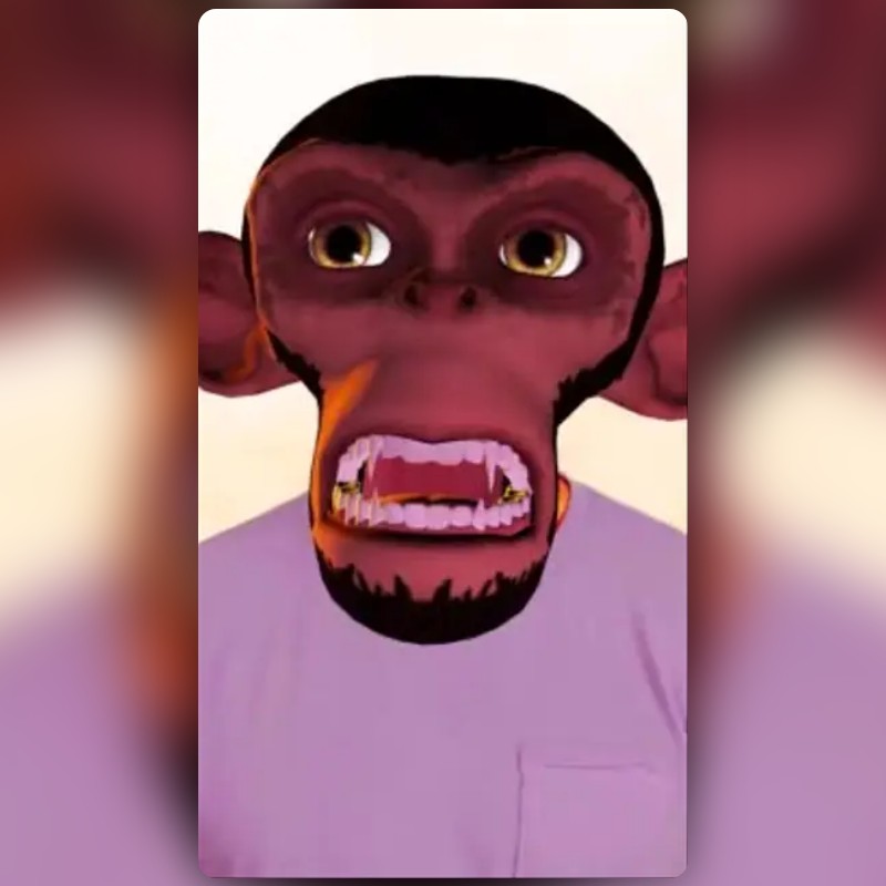 Evil Chimp Lens by Jay - Snapchat Lenses and Filters