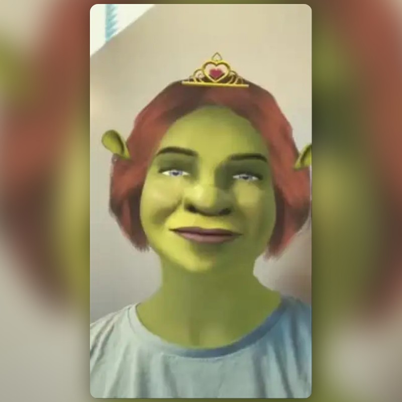fiona and shrek Lens by Lauren - Snapchat Lenses and Filters