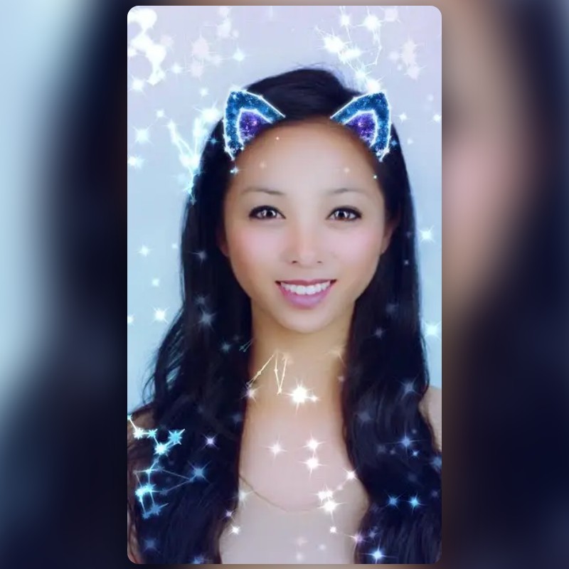 Cosmic Ears Lens by Snapchat - Snapchat Lenses and Filters