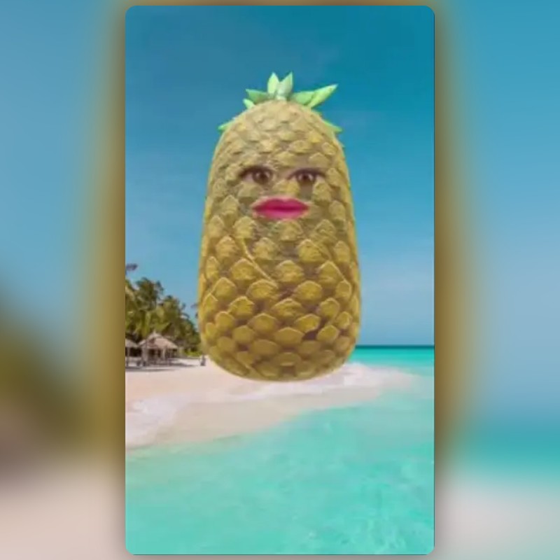Pineapple Filter by Phil Walton | Snapchat Lenses