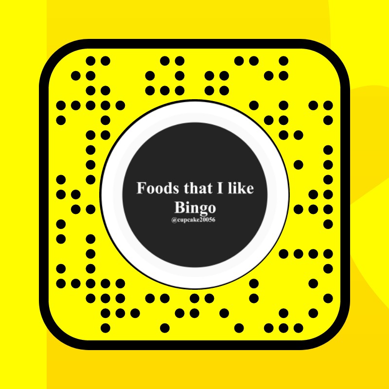 Bingo Foods Filter by 𝐁𝐞𝐭𝐭𝐲 | Snapchat Lenses