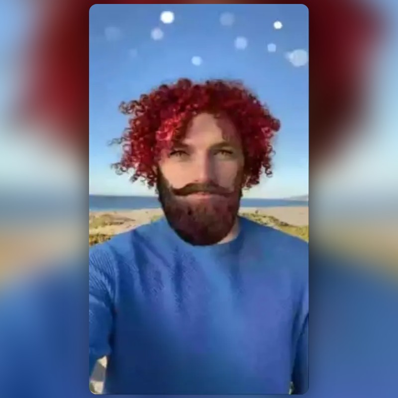 Brown Beard Filter by Mrical | Snapchat Lenses