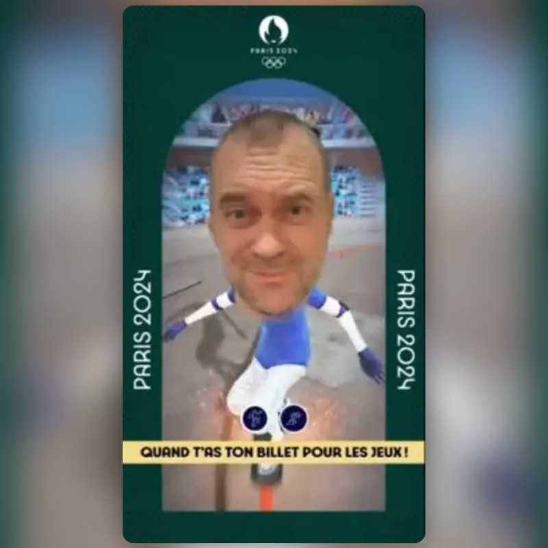 Paris 2024 Lens by Paris 2024 - Snapchat Lenses and Filters