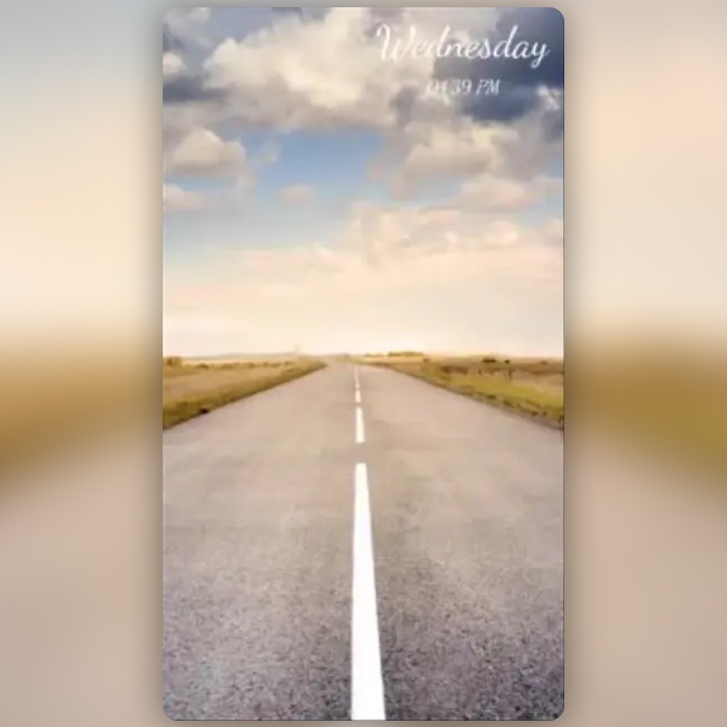 road Lens by Jania Bassi - Snapchat Lenses and Filters