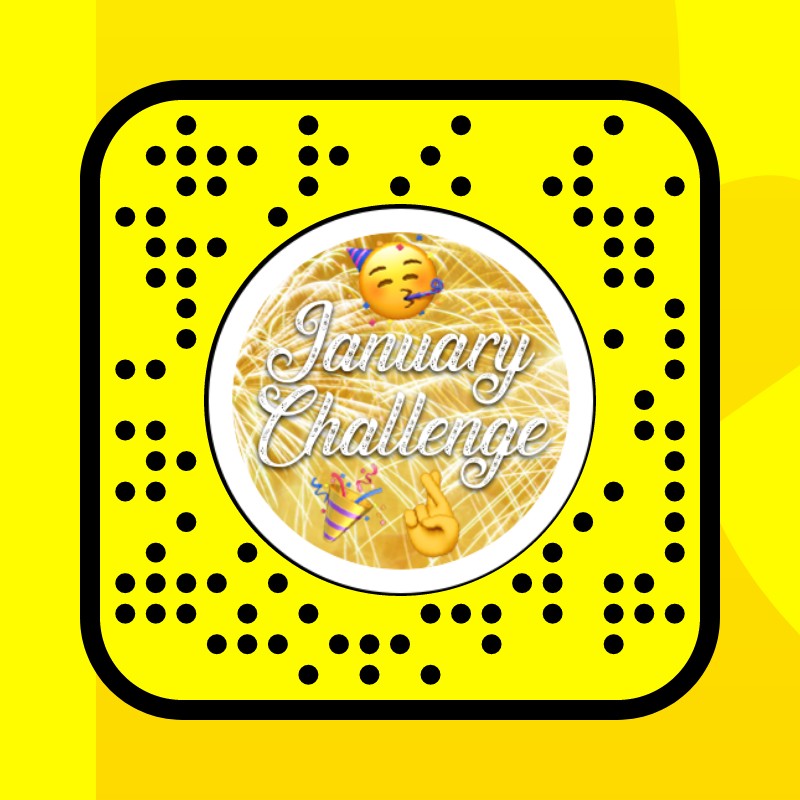 JANUARY CHALLENGE Filter by Slide Up App😂💕 | Snapchat Lenses