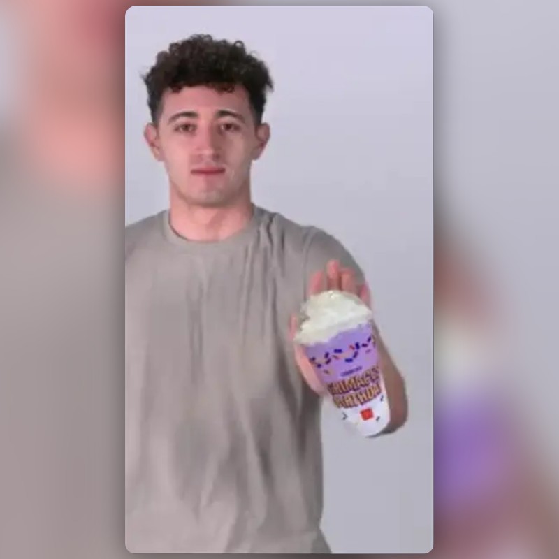 Grimace Shake Filter by agreeable greg | Snapchat Lenses