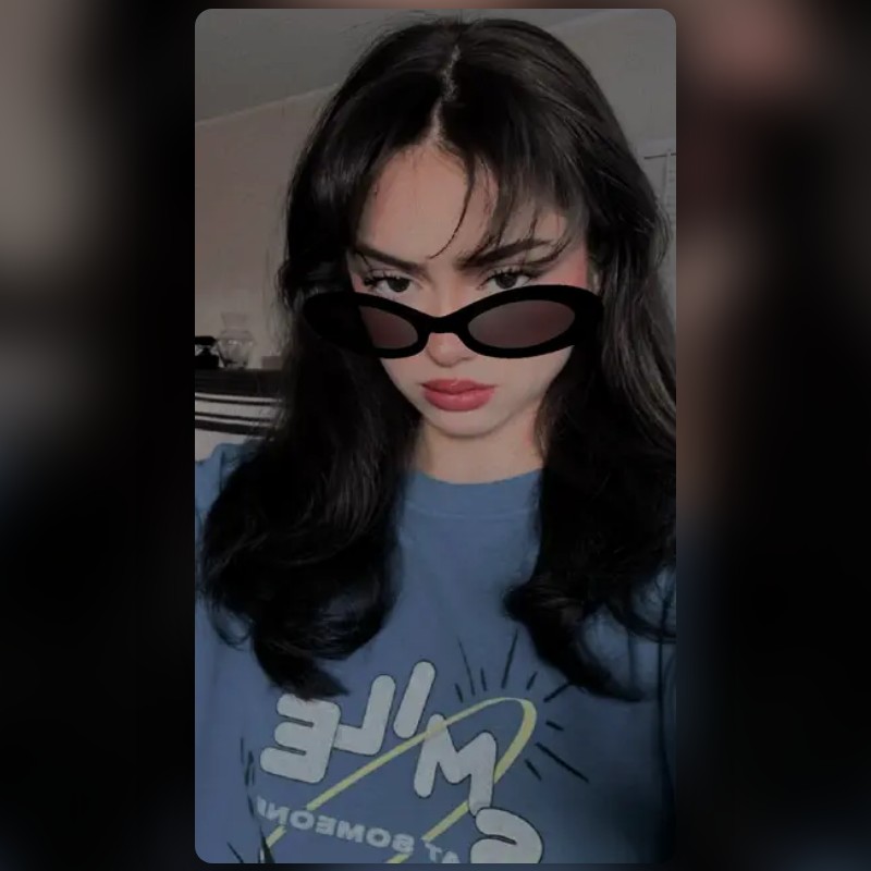Black glasses Filter by Francis💋 | Snapchat Lenses