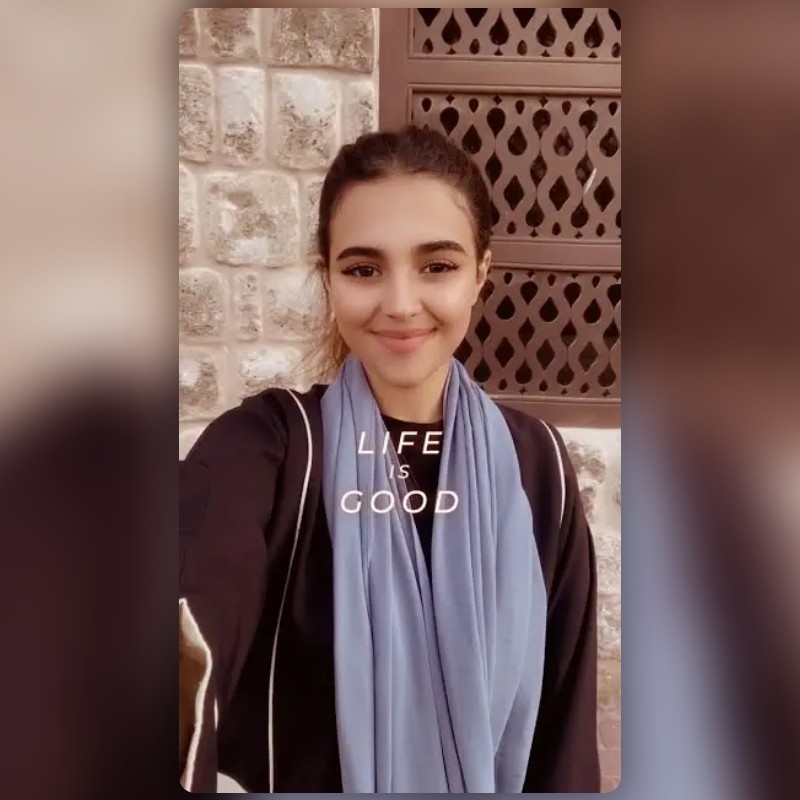 Life is Good Lens by Snapchat - Snapchat Lenses and Filters