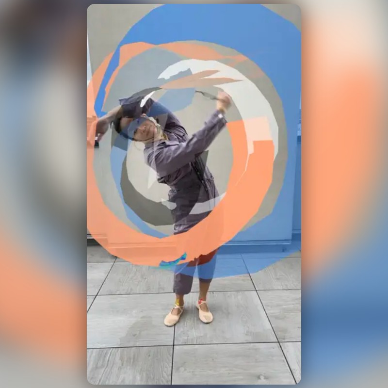 A Dance in Sunset Lens by Molmol Kuo - Snapchat Lenses and Filters