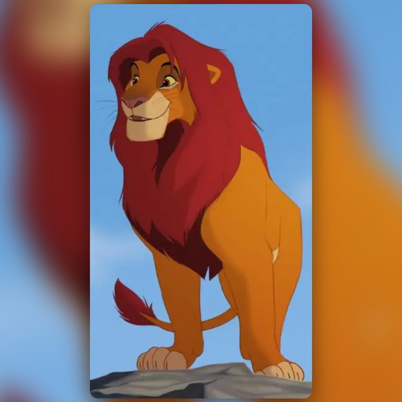 Lion King Lens by Akansha - Snapchat Lenses and Filters