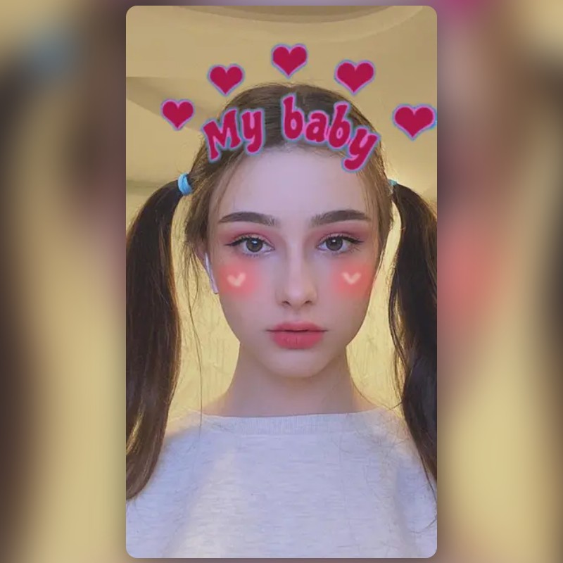 My baby Lens by Amanda🦋🧿 - Snapchat Lenses and Filters