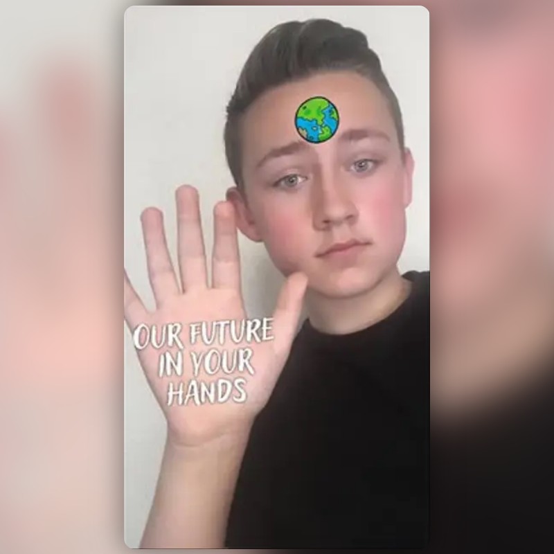 Climate Change Lens by Tom Eastwood - Snapchat Lenses and Filters