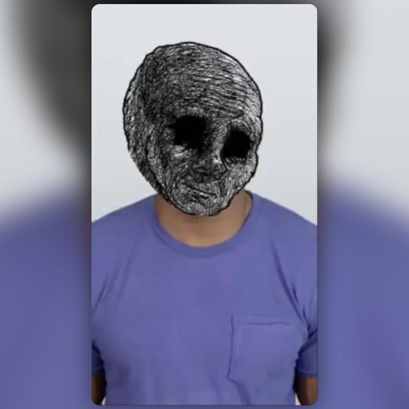 Depressed Wojak 2D Lens by Artur Miłosz - Snapchat Lenses and Filters