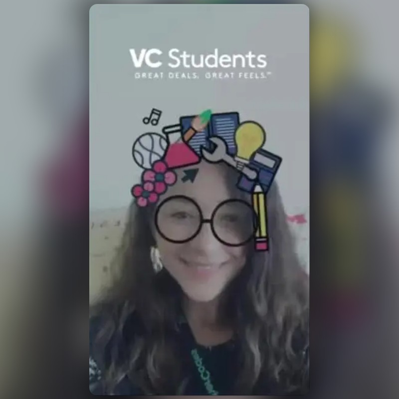 2D Objects Filter by VoucherCodes Students | Snapchat Lenses