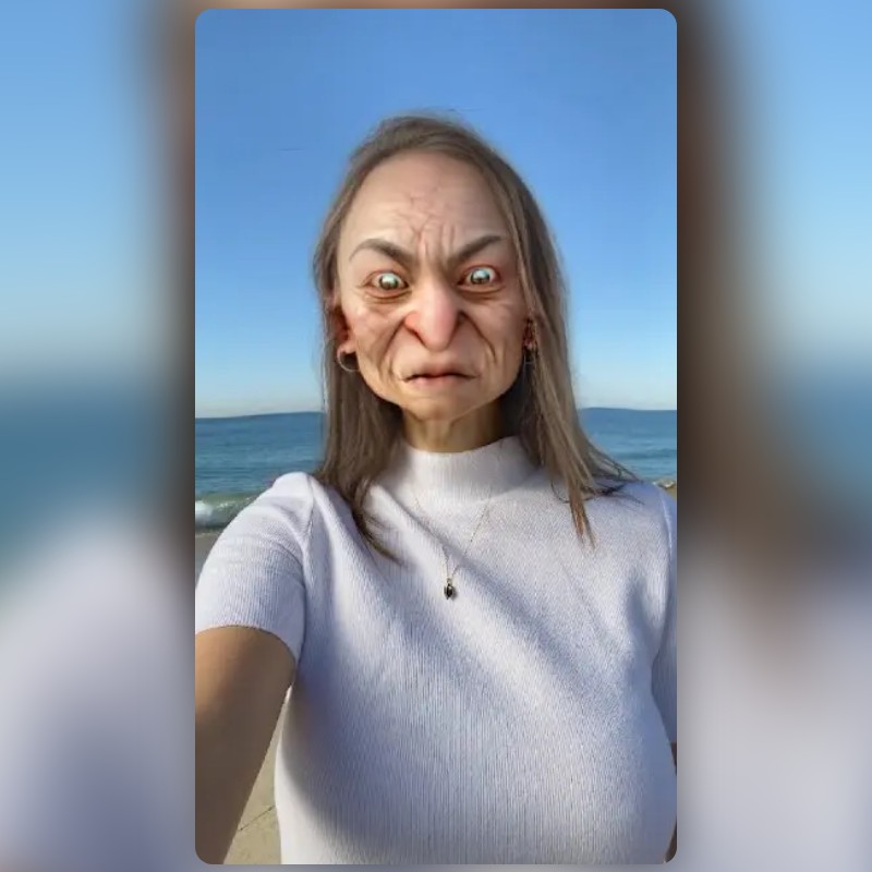 Creepy Grandma Lens by Snapchat - Snapchat Lenses and Filters