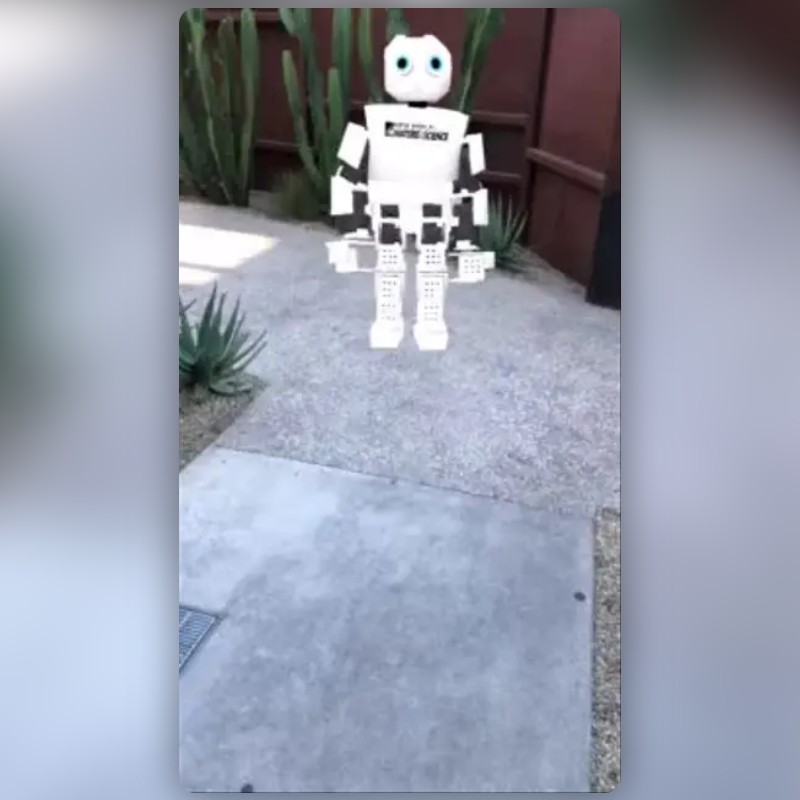 Robot-3D Lens by Snapchat - Snapchat Lenses and Filters