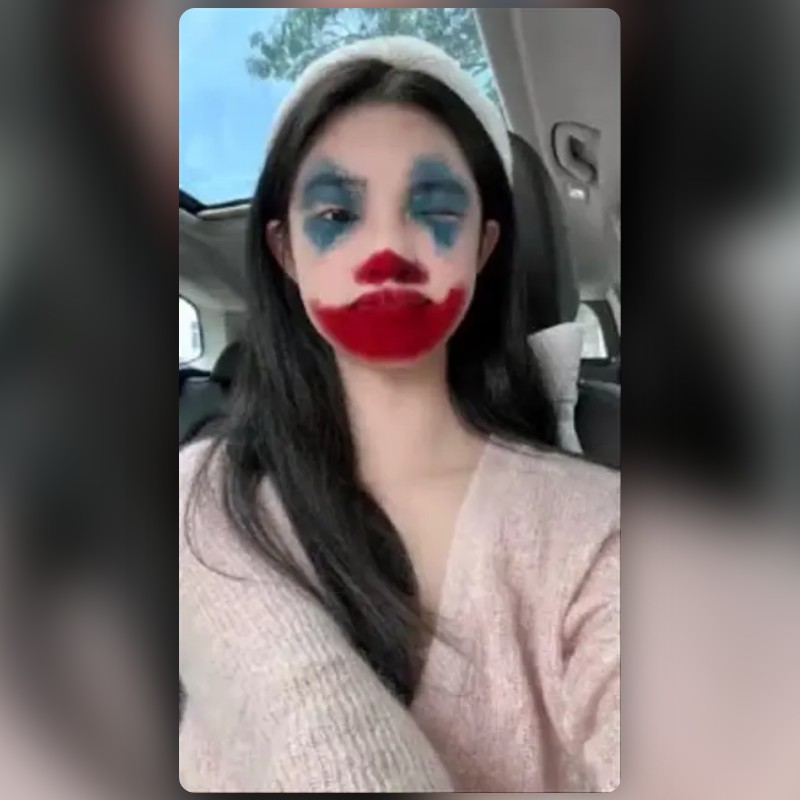 Clown Makeup Lens by Mahnoor Khan - Snapchat Lenses and Filters