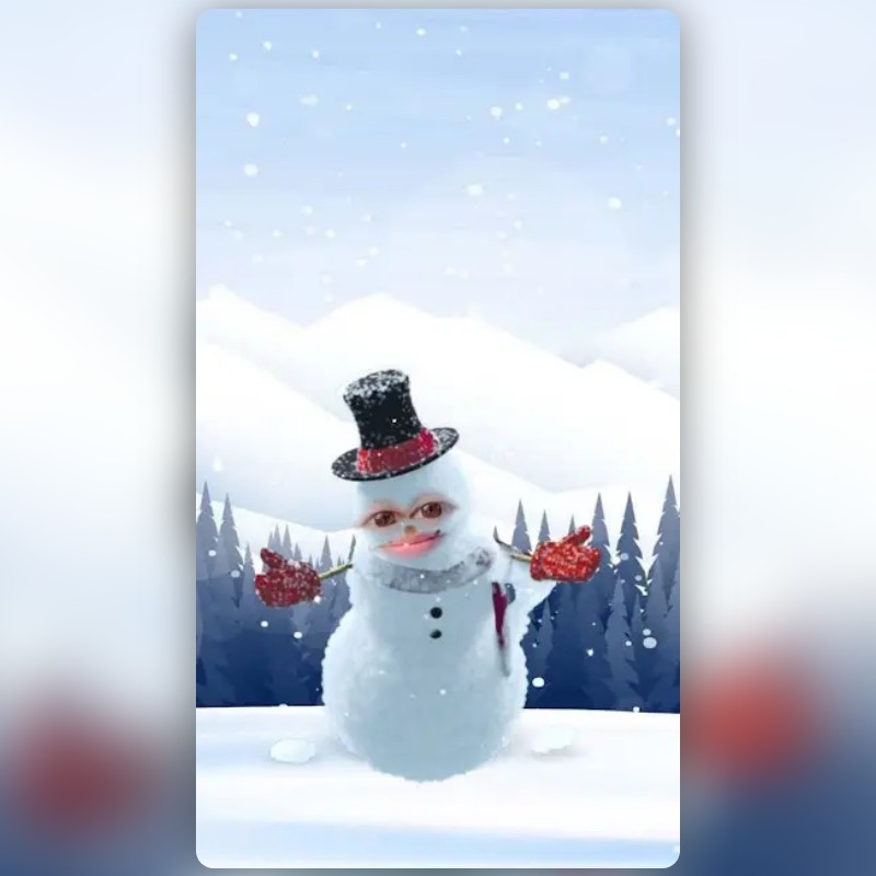 Dancing Snowman Lens by Snapchat - Snapchat Lenses and Filters
