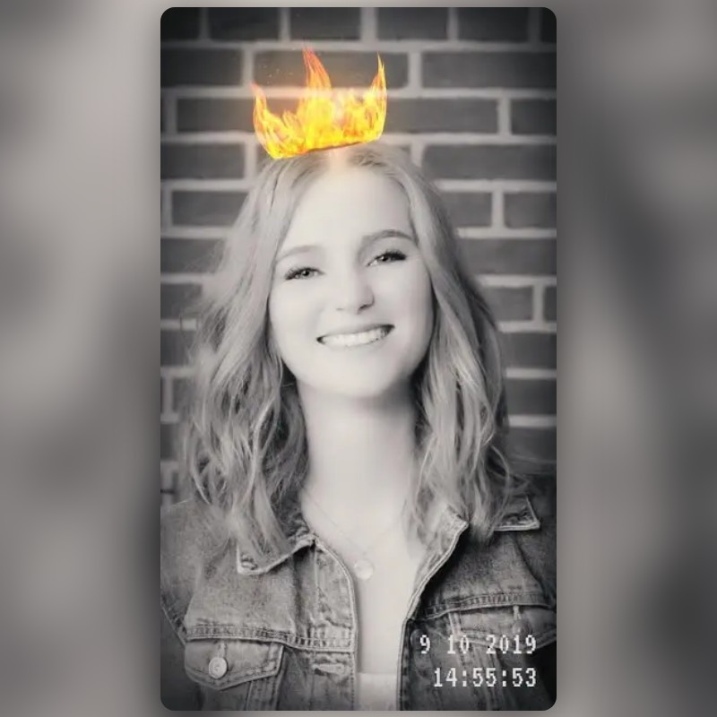Fire Crown Lens by Snapchat - Snapchat Lenses and Filters
