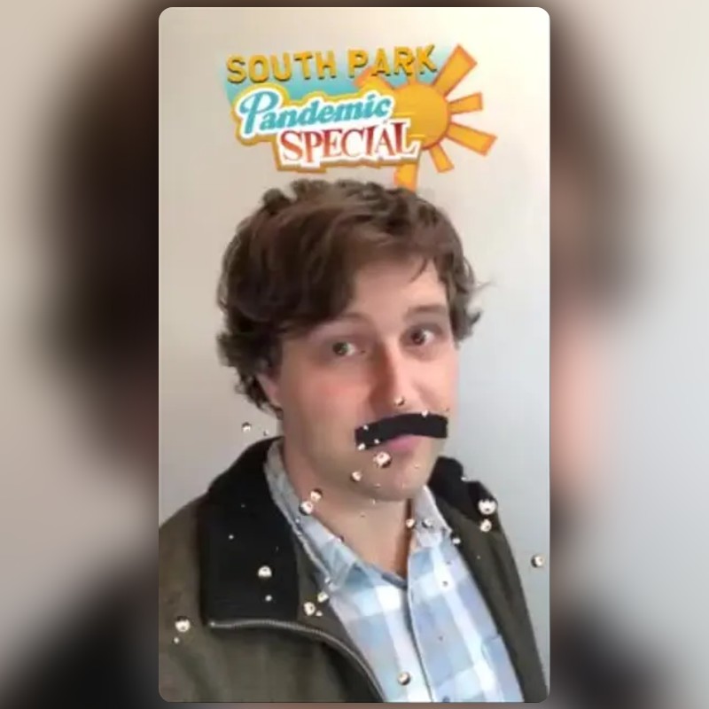 Randys Mustache Filter by South Park | Snapchat Lenses