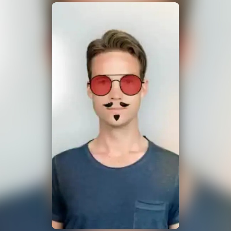 Mustache looks Lens by Lens Lab📸🎥 - Snapchat Lenses and Filters
