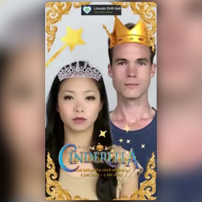 Cinderella crowns Filter by Lincoln Drill Hall | Snapchat Lenses