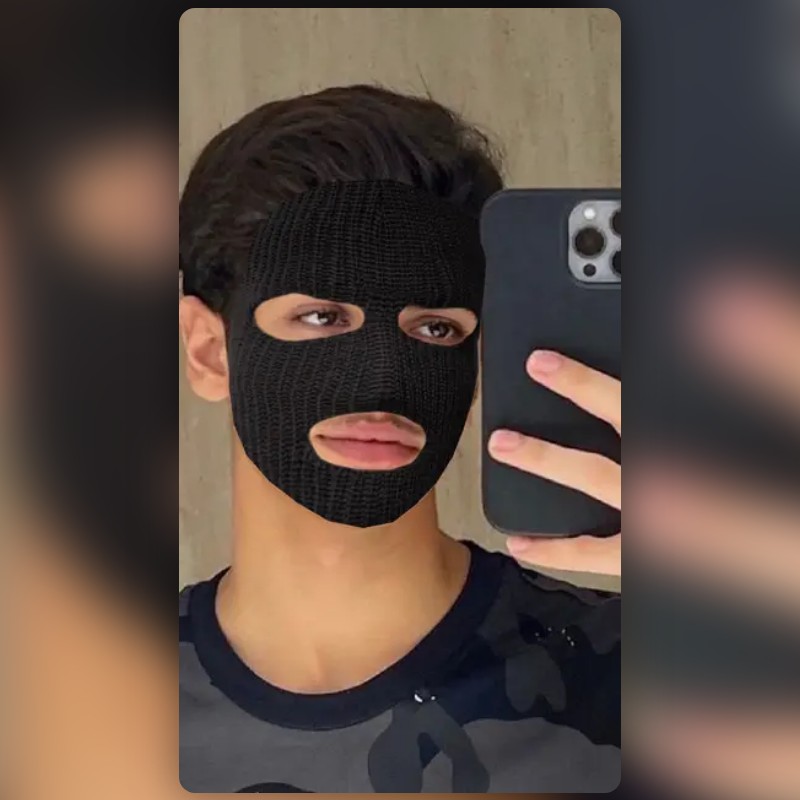 Balaclava mask Filter by Yara🤍 | Snapchat Lenses