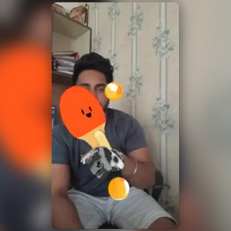 Racket With ball Lens by Vvk 🔱 - Snapchat Lenses and Filters