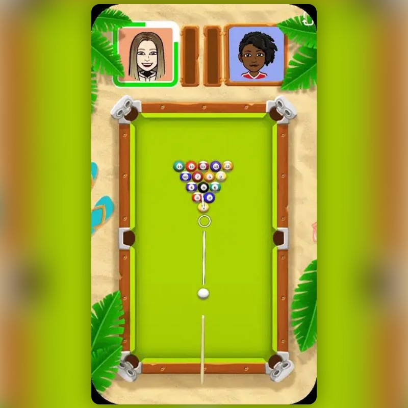 Snap 8 Ball Lens by Snapchat - Snapchat Lenses and Filters