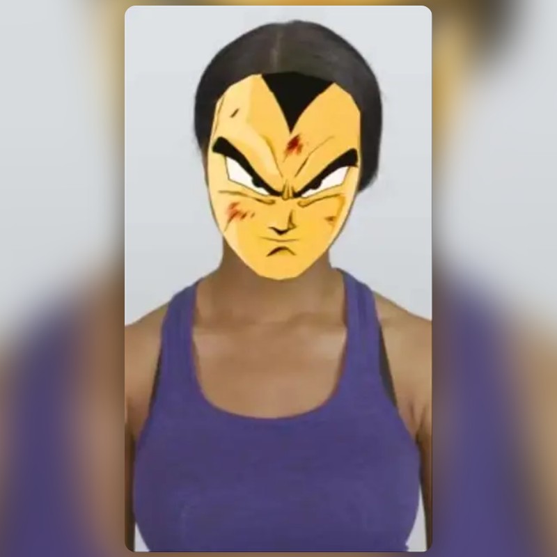 Vegeta Lens by Universo dos Filtros - Snapchat Lenses and Filters