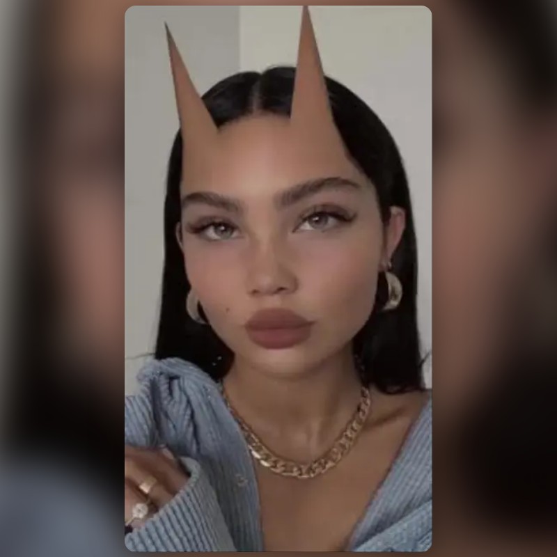 Cute Devil Lens by Valentina - Snapchat Lenses and Filters