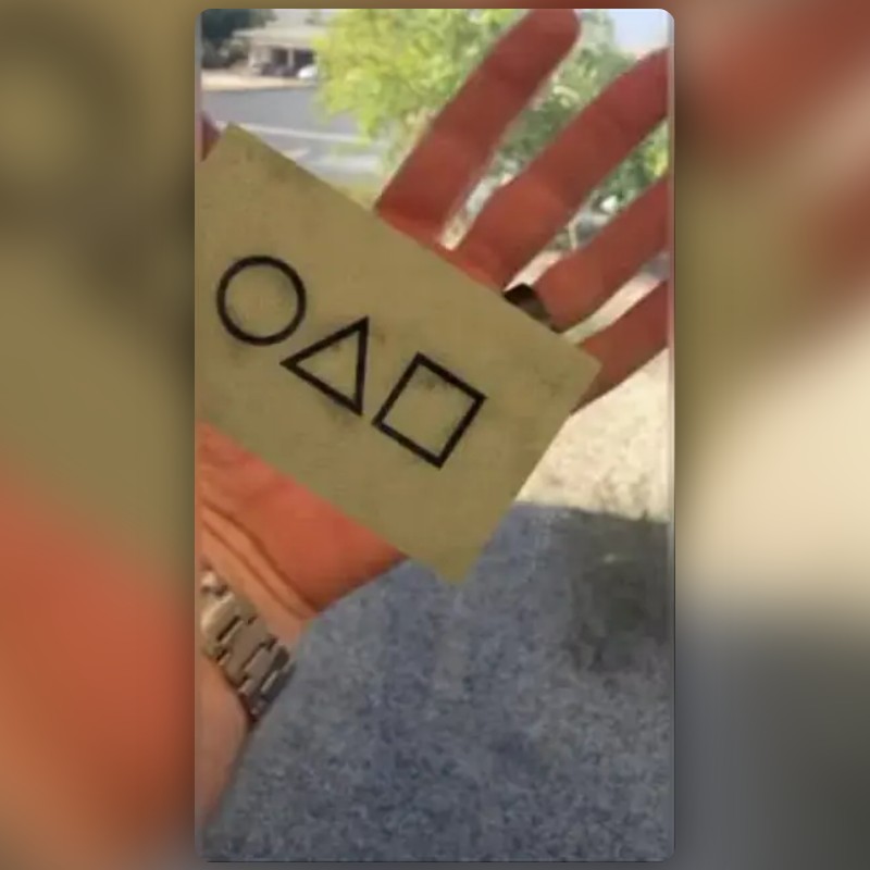 Squid Game Card Filter by agreeable greg | Snapchat Lenses