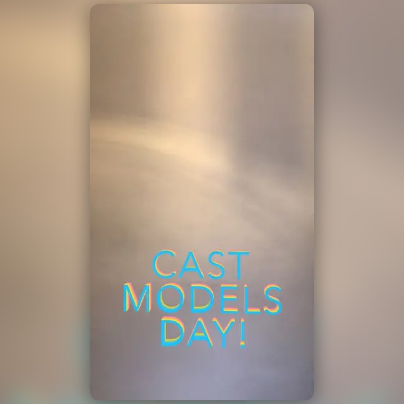 CAST MODELS Lens by K/O - Snapchat Lenses and Filters