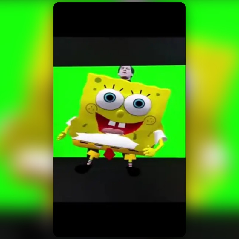 Sponge Bob Lens by Daniel Pikl - Snapchat Lenses and Filters