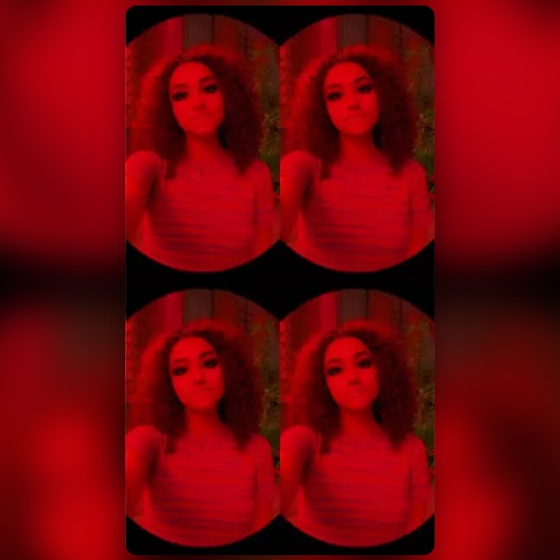 Red Fish Eye Lens by Snapchat - Snapchat Lenses and Filters