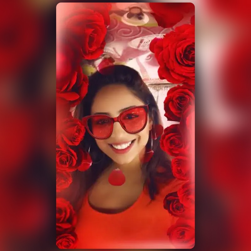 Roses and Glasses Lens by Snapchat - Snapchat Lenses and Filters