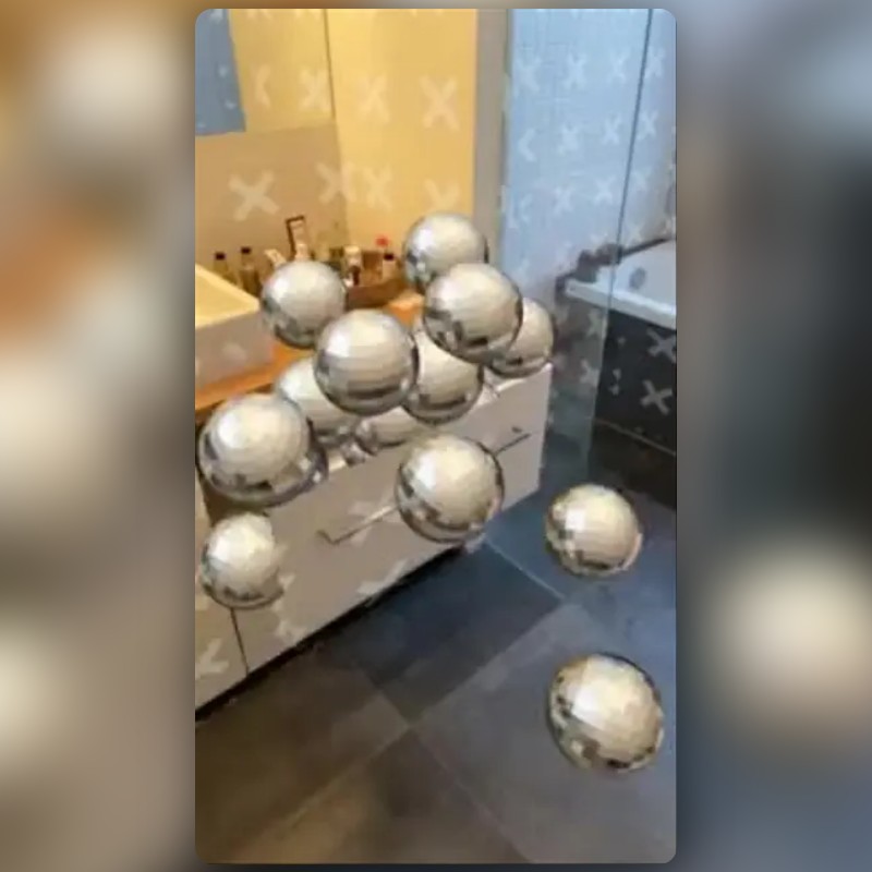 Disco Ball Physics Filter by Gospooky | Snapchat Lenses